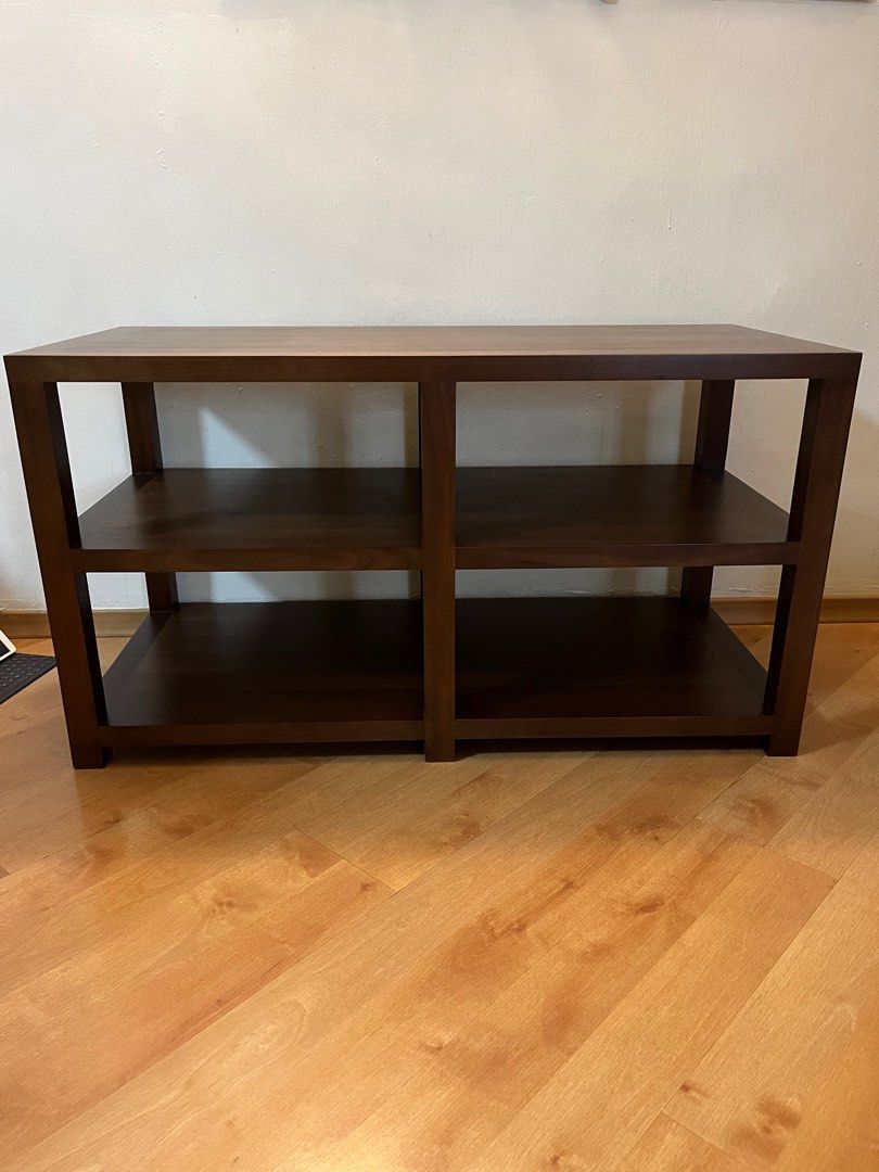 Wts Walnut Solid Wood Hifi Rack, Furniture & Home Living, Furniture ...