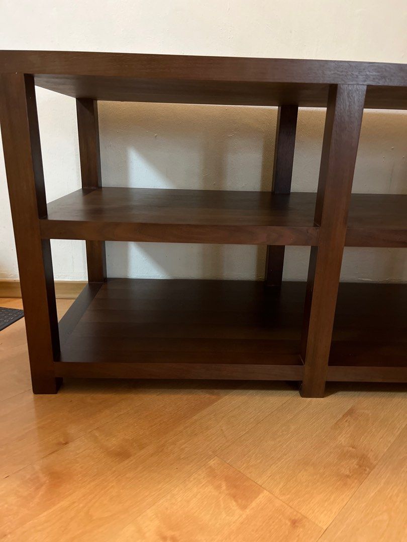 Wts Walnut Solid Wood Hifi Rack, Furniture & Home Living, Furniture ...
