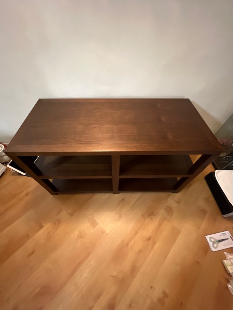 Wts Walnut Solid Wood Hifi Rack, Furniture & Home Living, Furniture ...