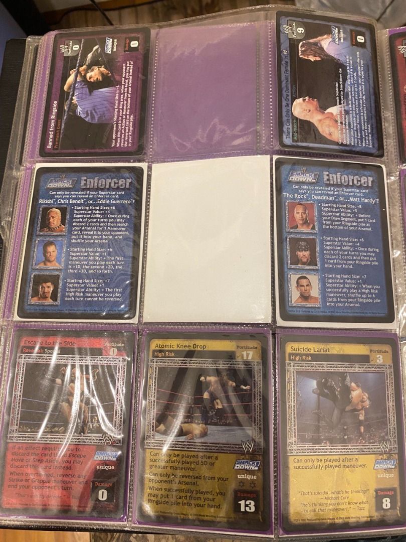 WWE Cards - Raw and Smackdown Enforcer Set, Hobbies & Toys, Toys ...