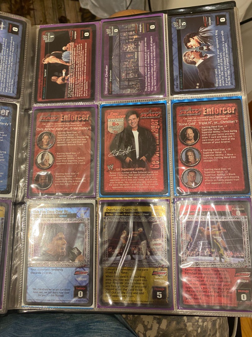 WWE Cards - Raw and Smackdown Enforcer Set, Hobbies & Toys, Toys ...
