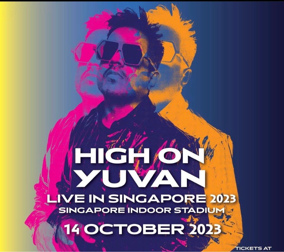 Yuvan Live In Singapore, Tickets & Vouchers, Event Tickets on Carousell