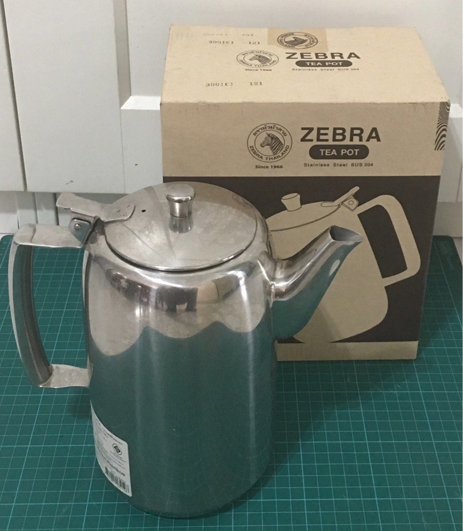 ZEBRA Tea Pot 2.5 Litres, Furniture & Home Living, Kitchenware ...