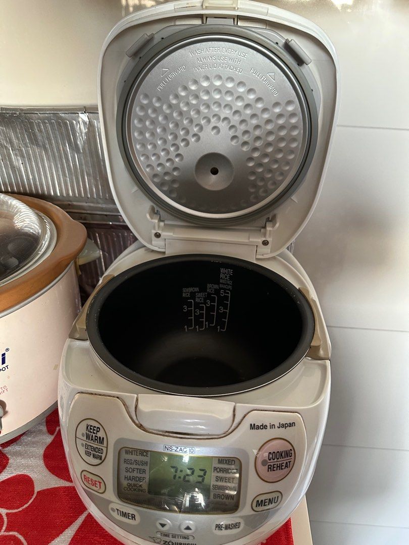 Zojirushi Rice Cooker 1.0l, TV & Home Appliances, Kitchen Appliances ...