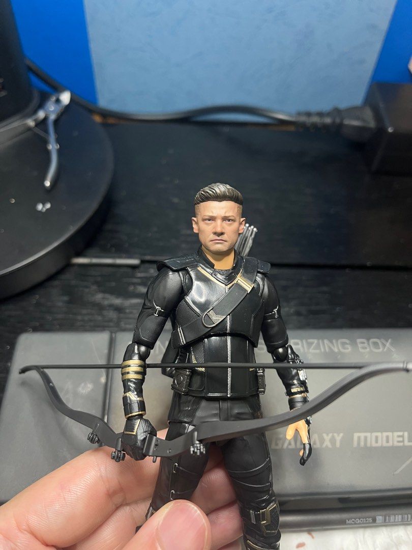 [1/12] HawkEye 鷹眼 頭雕 Shf Avengers Marvel Legends Mafex, 興趣及遊戲, 玩具 & 遊戲類 ...