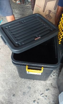 143L STORAGE BIG BLACK BOXES - To Central QC, Furniture & Home Living ...
