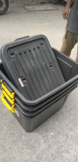 143L STORAGE BIG BLACK BOXES - To Central QC, Furniture & Home Living ...