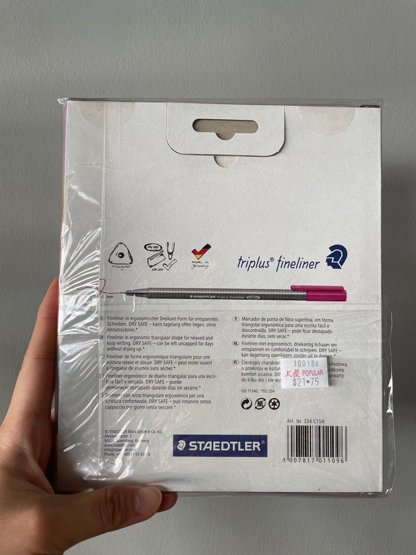 15 Staedtler Triplus Fineliner, Hobbies & Toys, Stationery & Craft ...