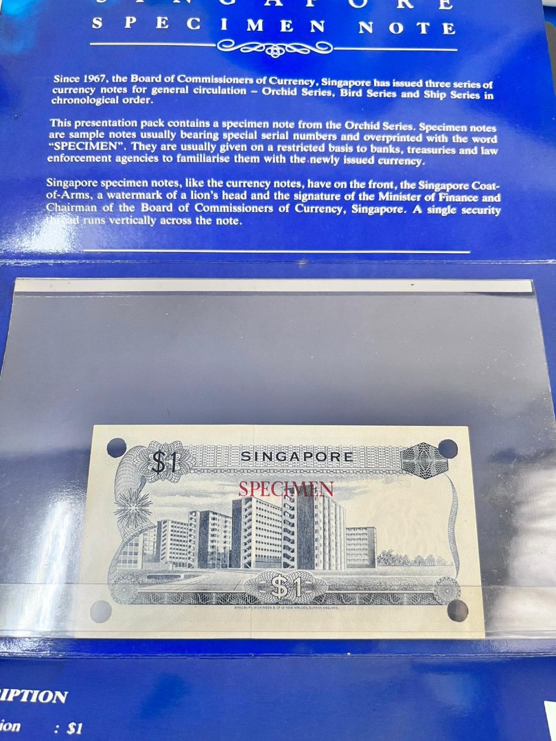 $1 Orchid Specimen note, Hobbies & Toys, Memorabilia & Collectibles ...
