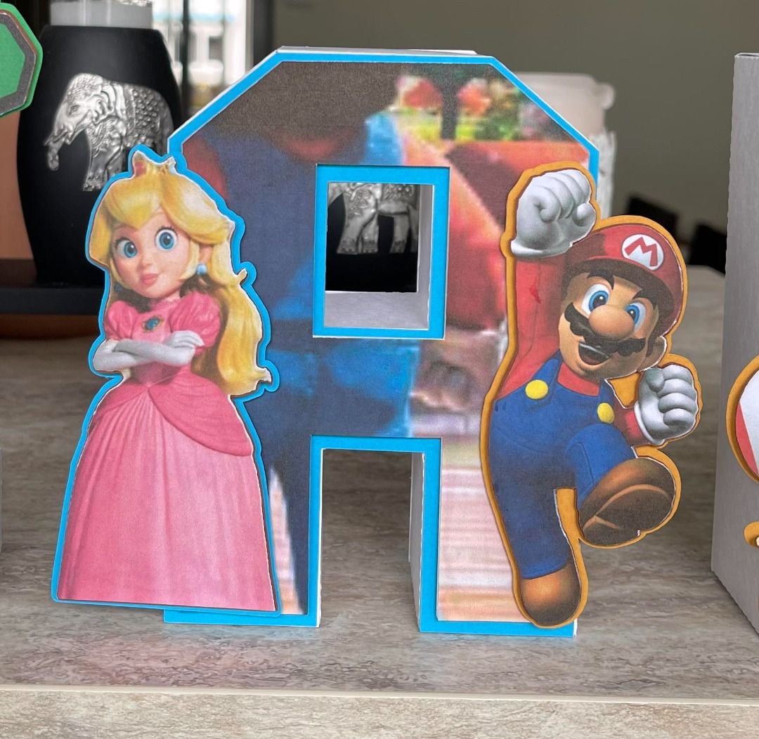 3D Cardstock Letter and Number | 3D Custom Name | 3D Custom Party ...