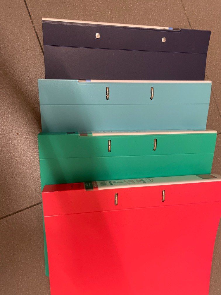 4 Ring Files in different colors, Hobbies & Toys, Stationery & Craft ...