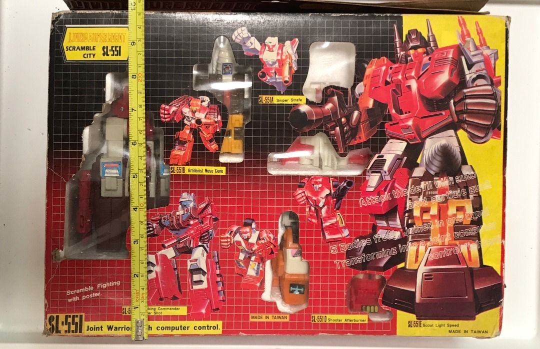 台灣製造 變形金剛 第一代 博派電腦派 計算王 Transformers G1 C-91 Computicon Computron ...