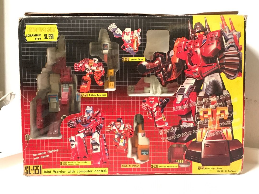 台灣製造 變形金剛 第一代 博派電腦派 計算王 Transformers G1 C-91 Computicon Computron ...