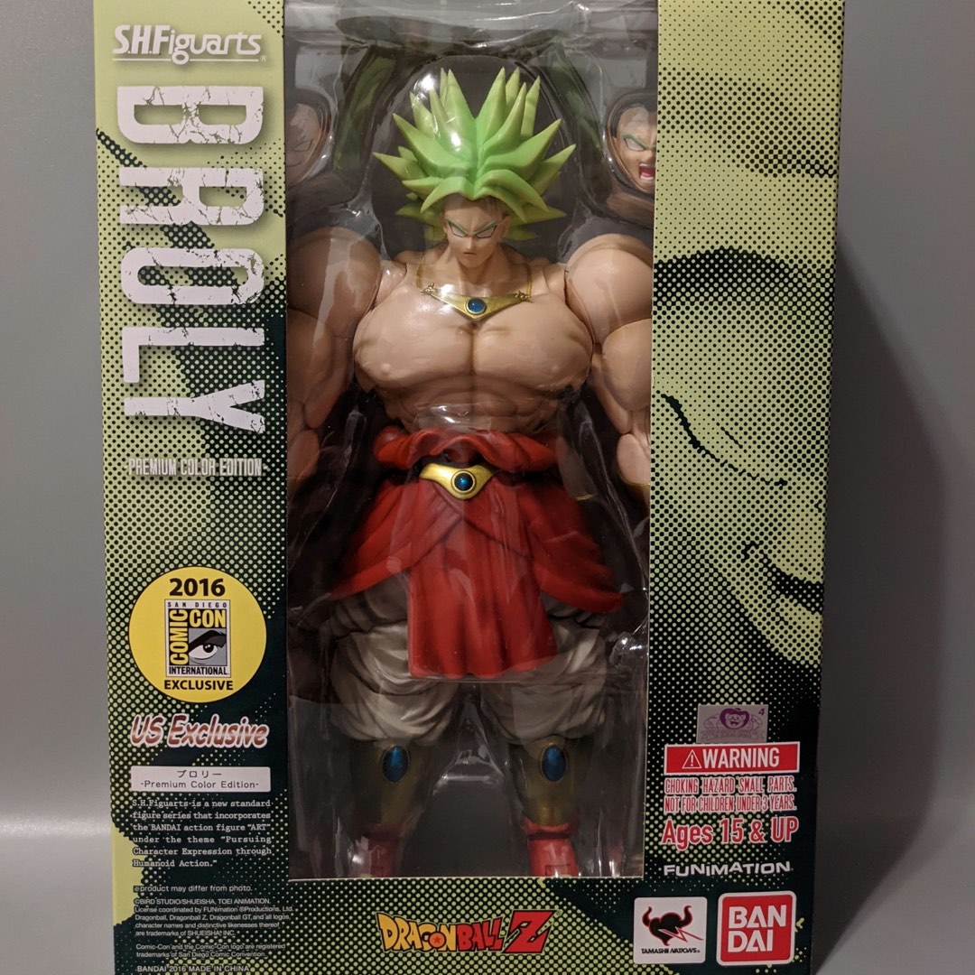 全新 龍珠 SHF SDCC Broly 布洛尼 2016會場限定版, 興趣及遊戲, 玩具 & 遊戲類 - Carousell