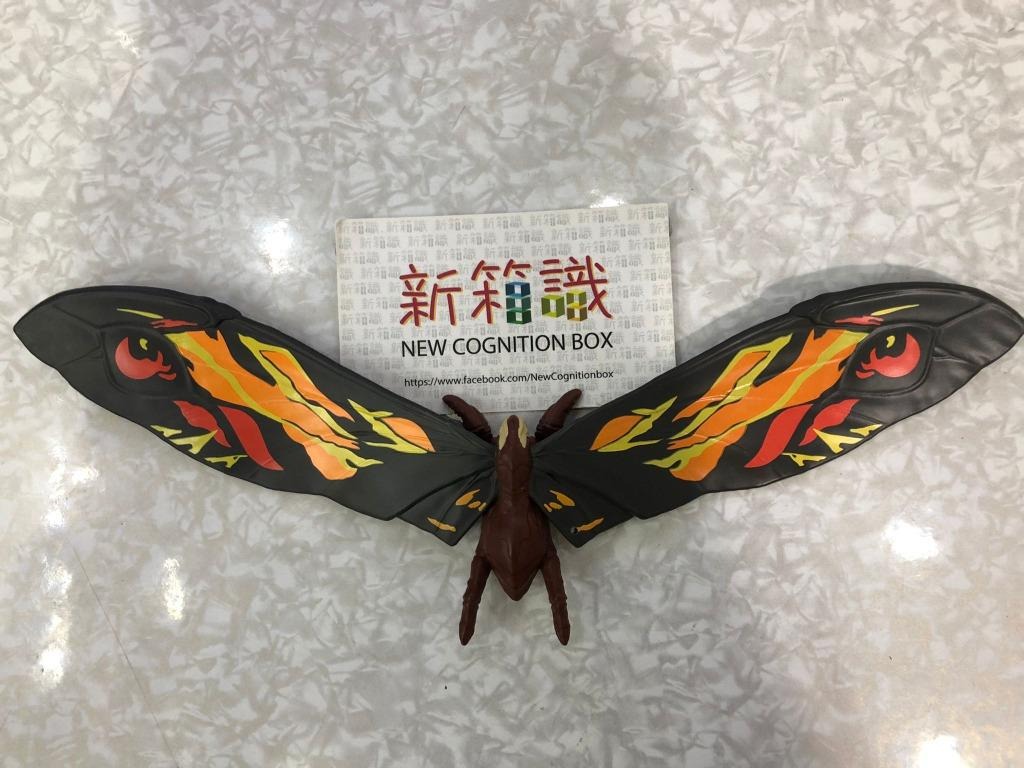 新箱識 Bandai Movie Monster Series Mothra 2019 怪獸 飛蟲 魔斯拉 (缺頭卡 ) 哥斯拉, 興趣及遊戲 ...