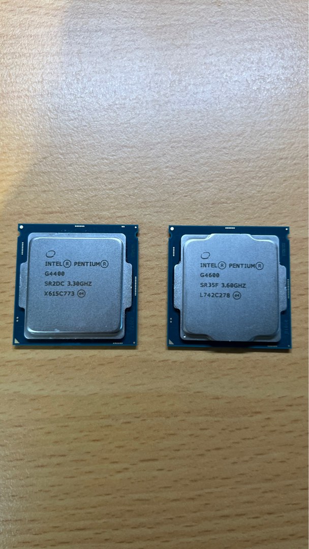 二手良品 Intel 6代CPU G4400 1151腳位散片 G4560 G4600可參考, 電腦及科技產品, 電腦在旋轉拍賣