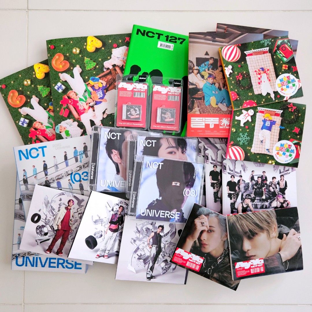 ️ nct unsealed album + digipack + jewel case + smini clearance ...