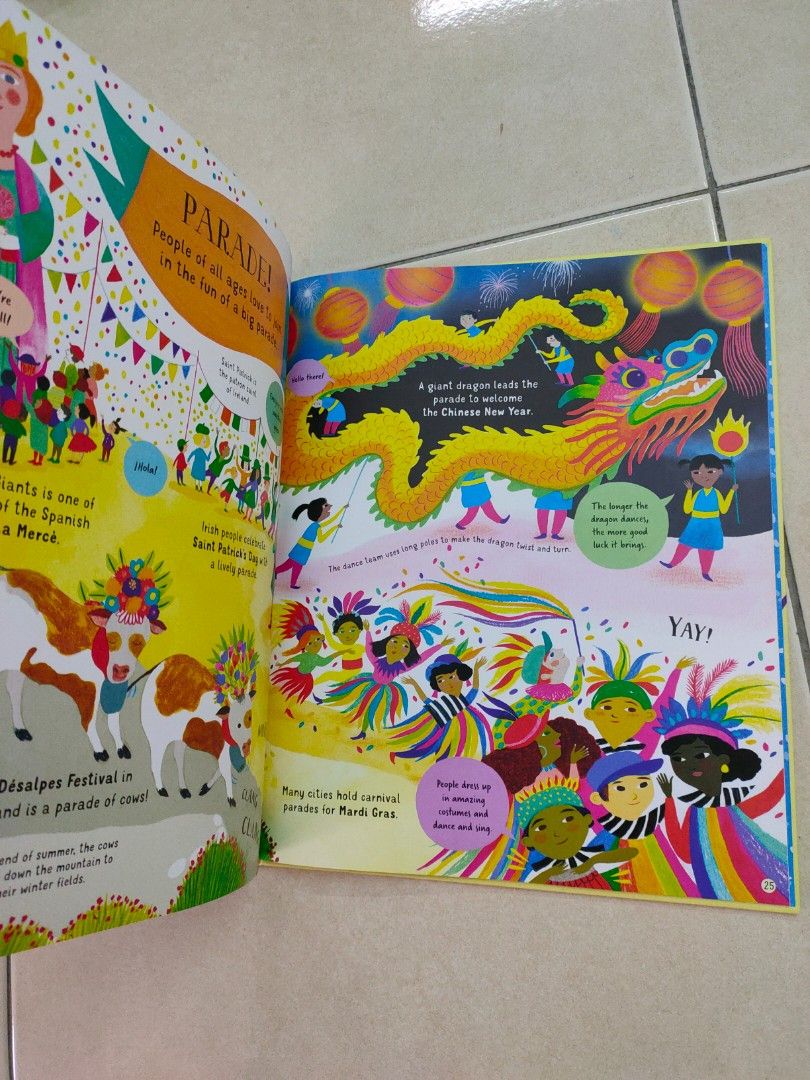 [ Usborne ] Festivals! (Children), Hobbies & Toys, Books & Magazines ...