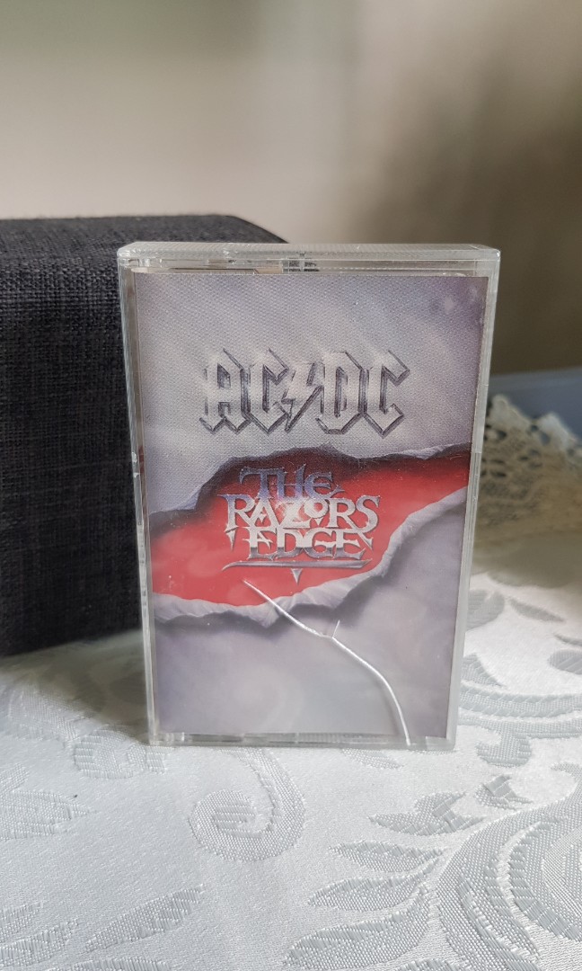 ACDC - The Razors Edge Rock Music Audio Cassette Retro Vintage Tape ...