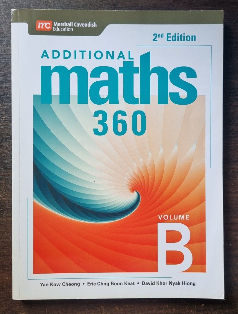 Additional Maths 360 Volume B (2nd Edition), Hobbies & Toys, Books ...