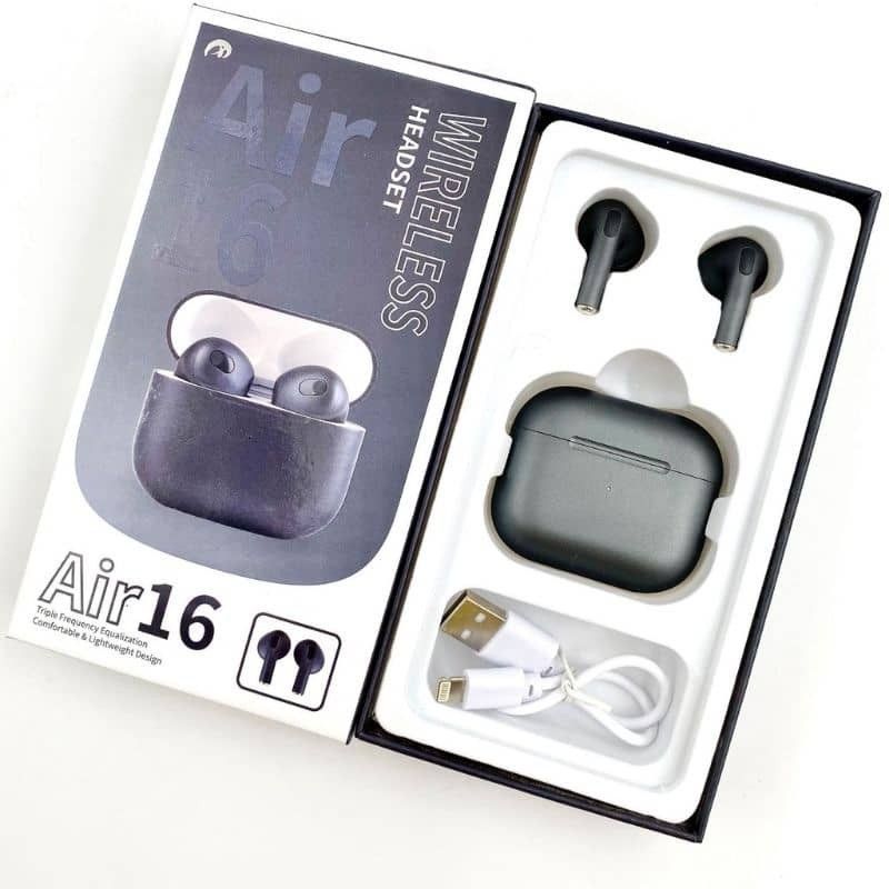 Air16 New In-ear Sports 5.0 binaural TWS Wireless Bluetooth Headset ...