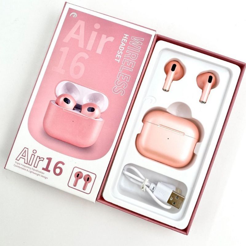 Air 16 New In-ear Sports 5.0 binaural TWS Wireless Bluetooth Headset ...