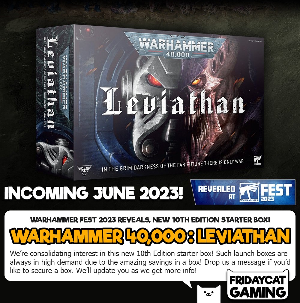 [ANNOUNCEMENT] Warhammer 40000: Leviathan 10th Edition starter box ...