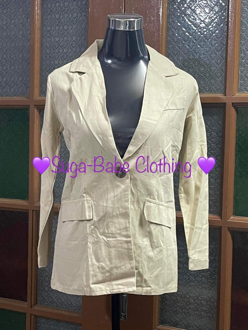 Apricot Blazer, Women's Fashion, Coats, Jackets and Outerwear on Carousell