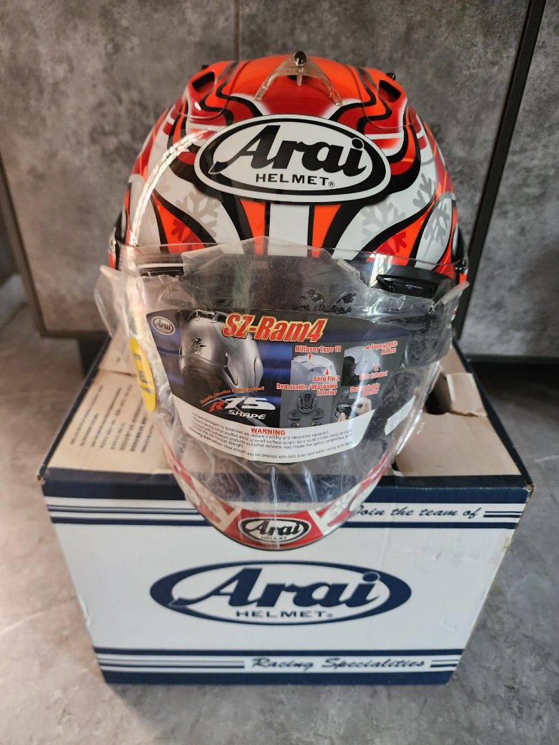 Arai Haga GP Ram4, Motorcycles, Motorcycle Apparel on Carousell