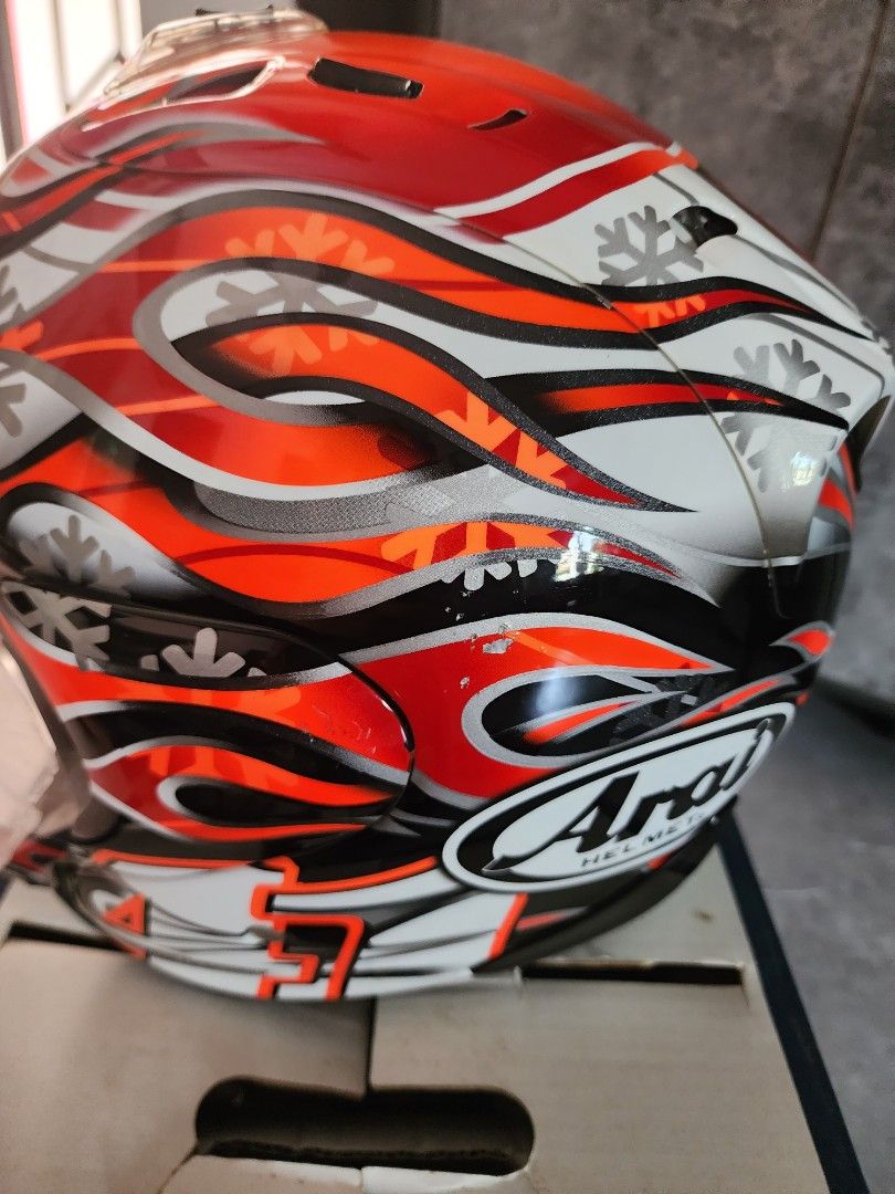 Arai Haga GP Ram4, Motorcycles, Motorcycle Apparel on Carousell