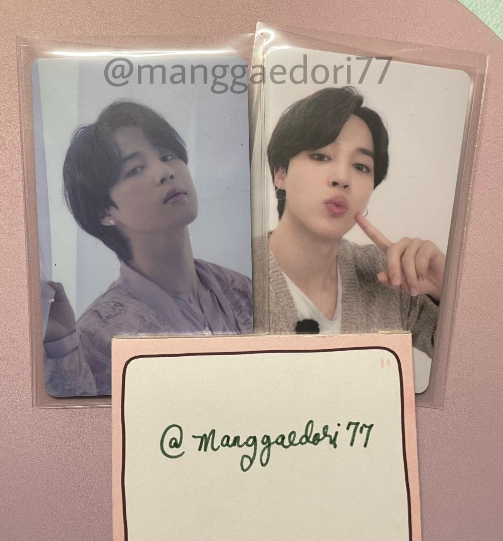 Assorted Rare Jimin Photocards, Hobbies & Toys, Memorabilia ...