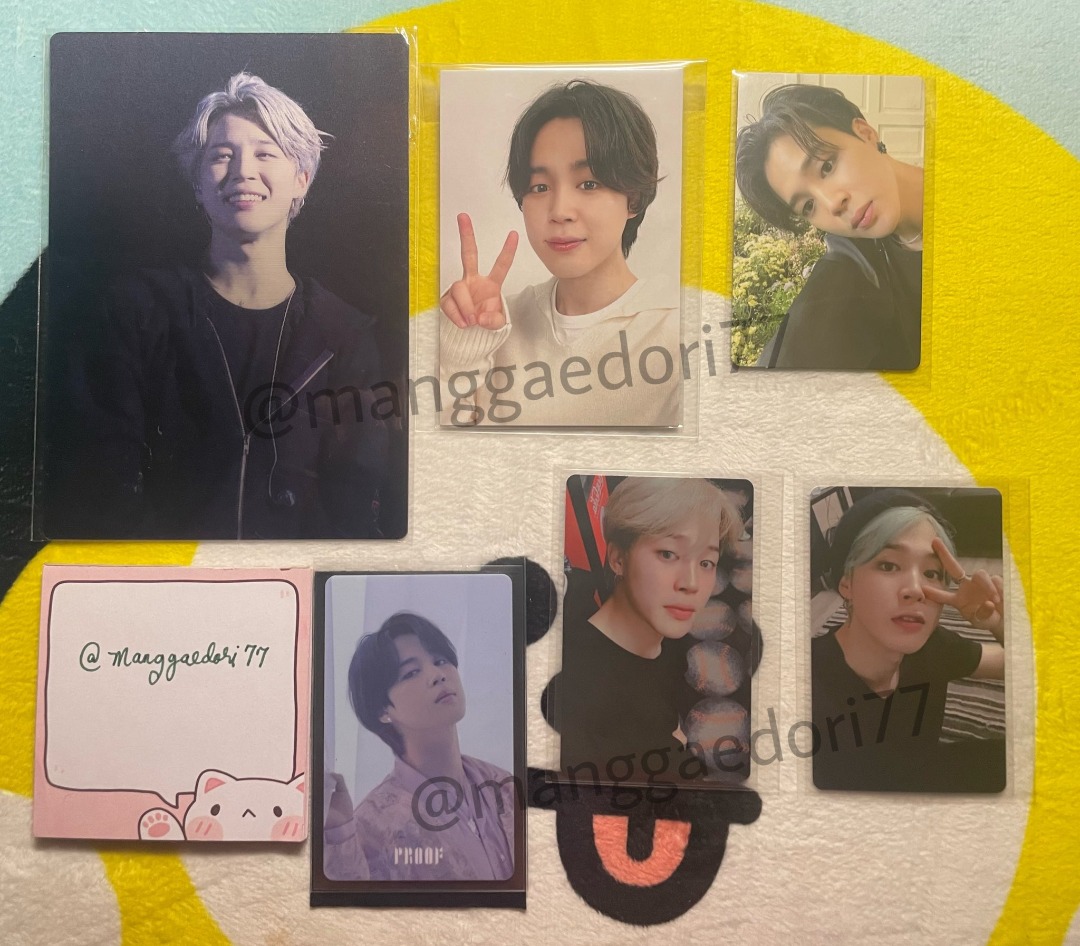 Assorted Rare Jimin Photocards, Hobbies & Toys, Memorabilia ...
