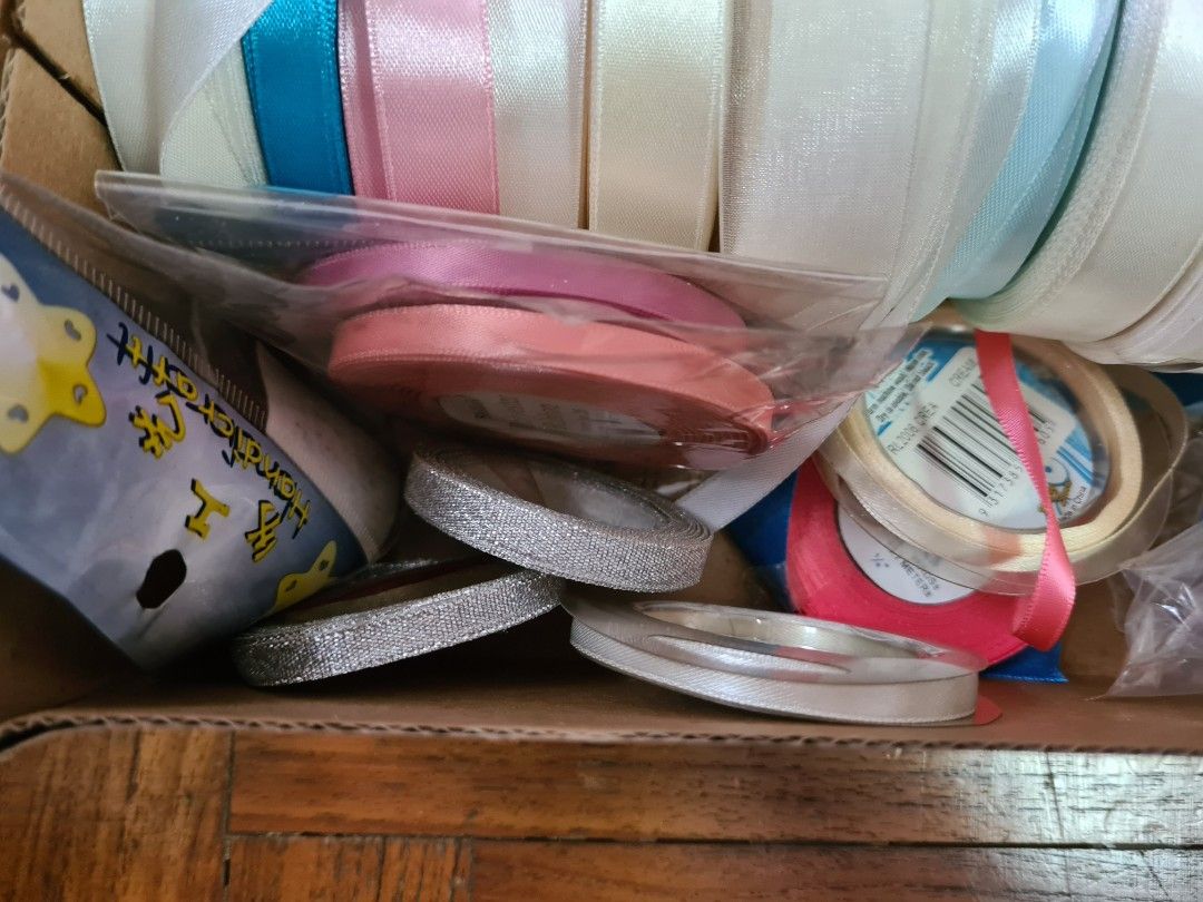 Assortment of craft Ribbons, Hobbies & Toys, Stationery & Craft, Craft ...