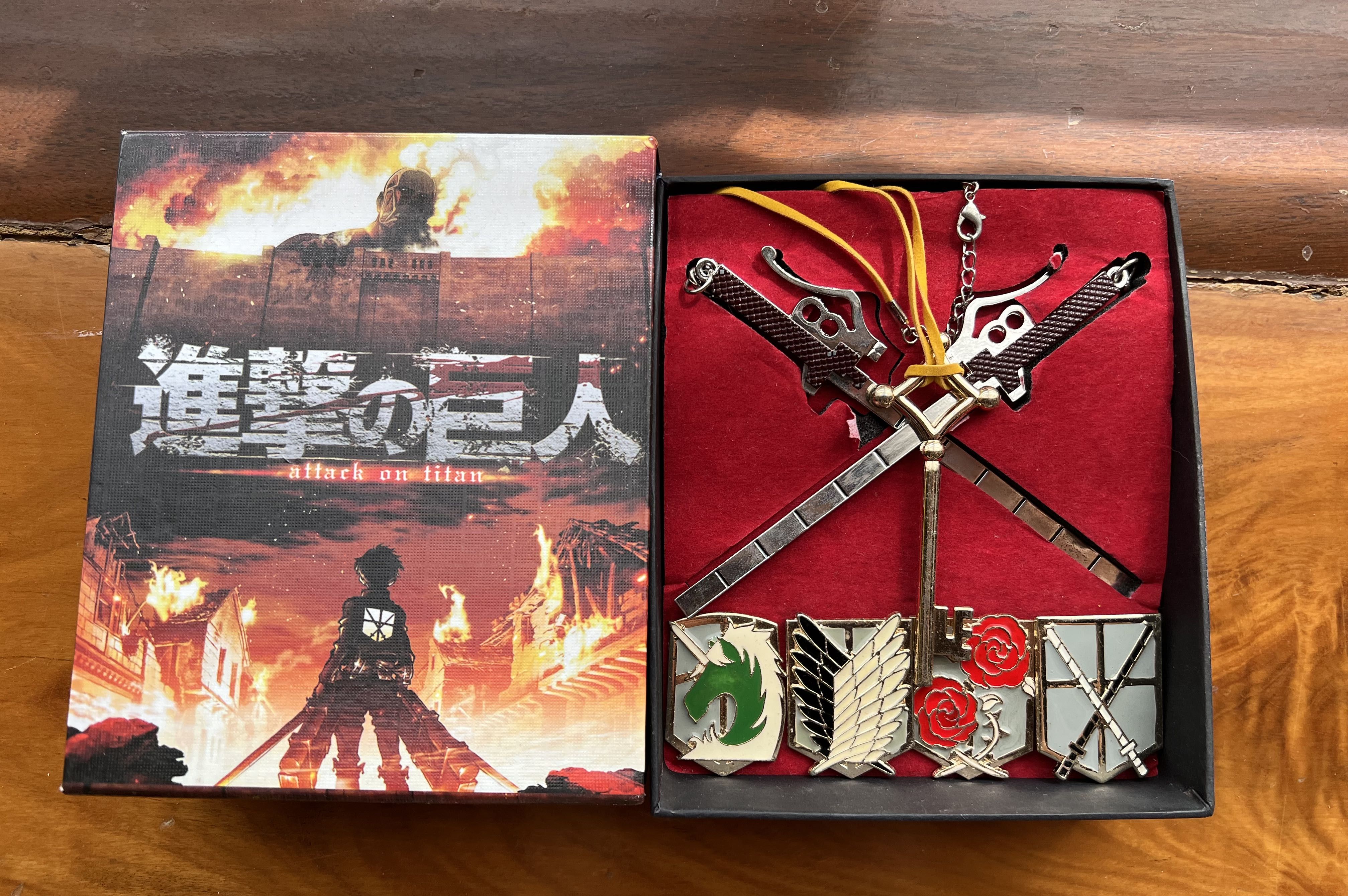 ATTACK ON TITAN / AOT PINS, KEYCHAIN, NECKLACE on Carousell
