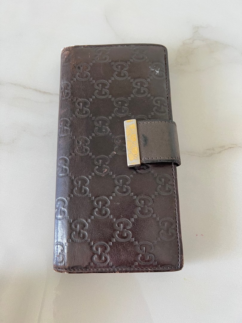 Authentic Gucci Long Wallet, Women's Fashion, Bags & Wallets, Wallets ...