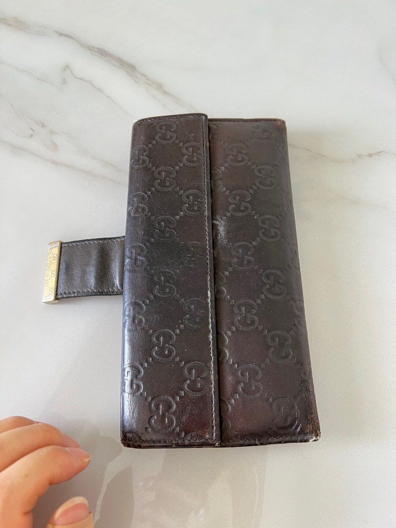 Authentic Gucci Long Wallet, Women's Fashion, Bags & Wallets, Wallets ...