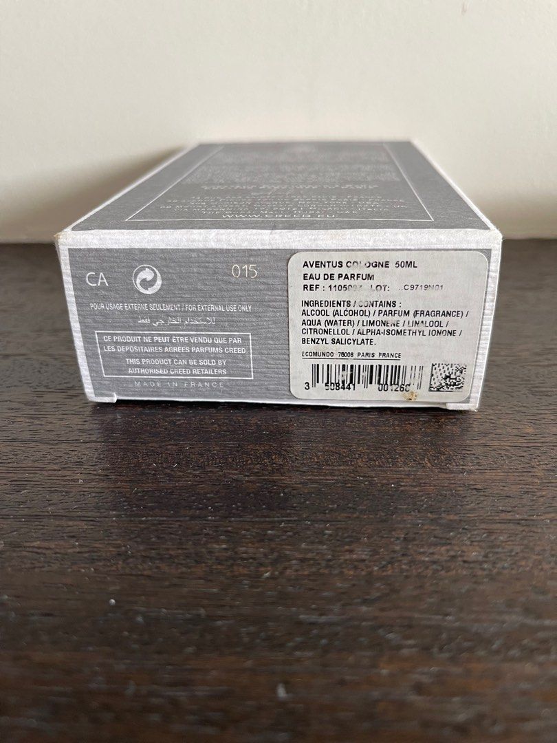 Aventus Cologne 25/50ml (no cap), Beauty & Personal Care, Fragrance ...