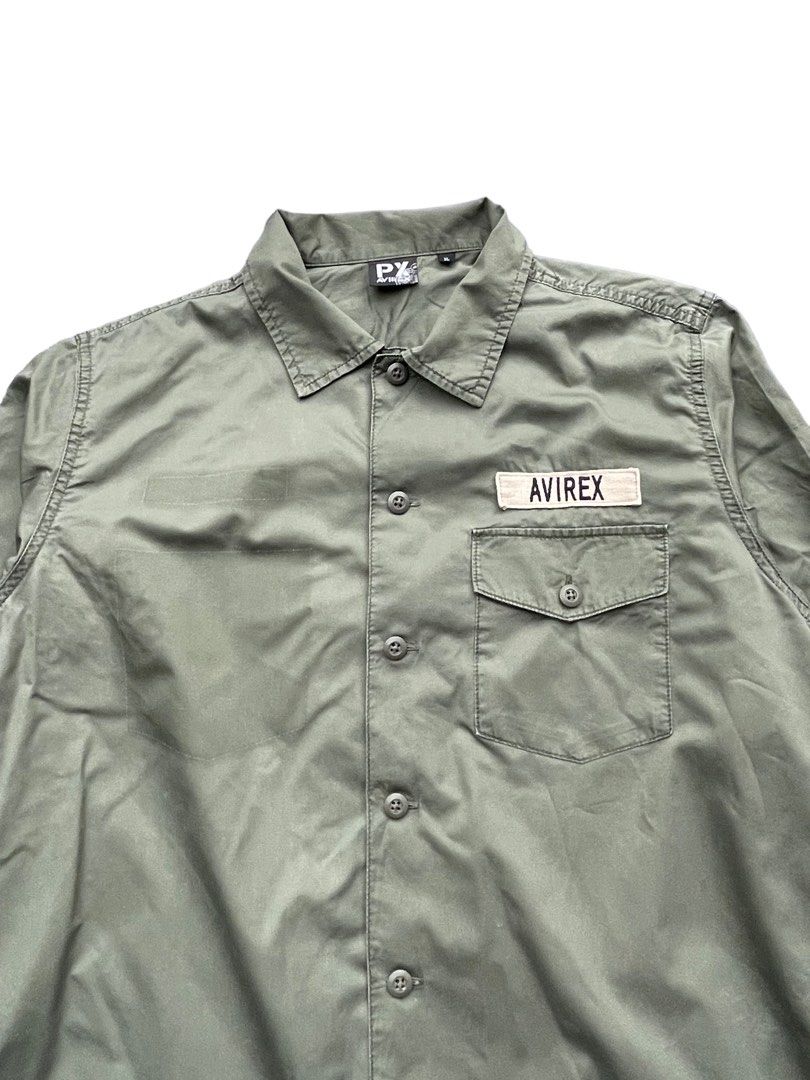 Avirex Field Uniform, Men's Fashion, Tops & Sets, Formal Shirts on ...