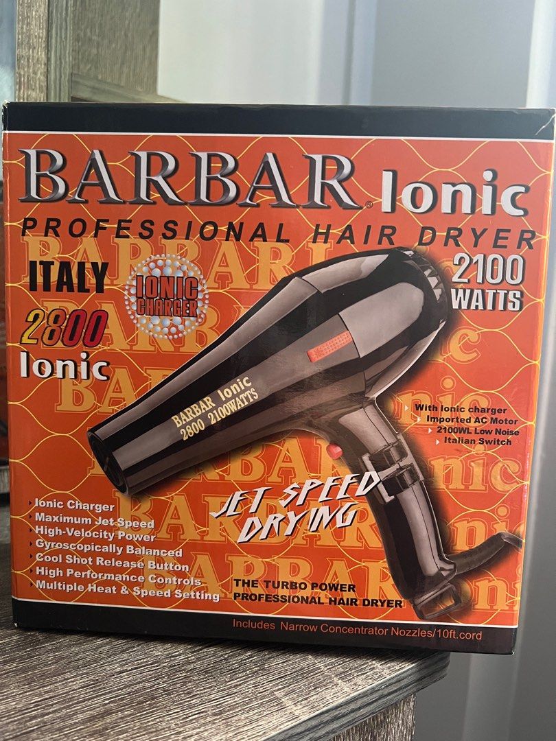 BARBAR Iconic Hair Dryer, Beauty & Personal Care, Hair on Carousell