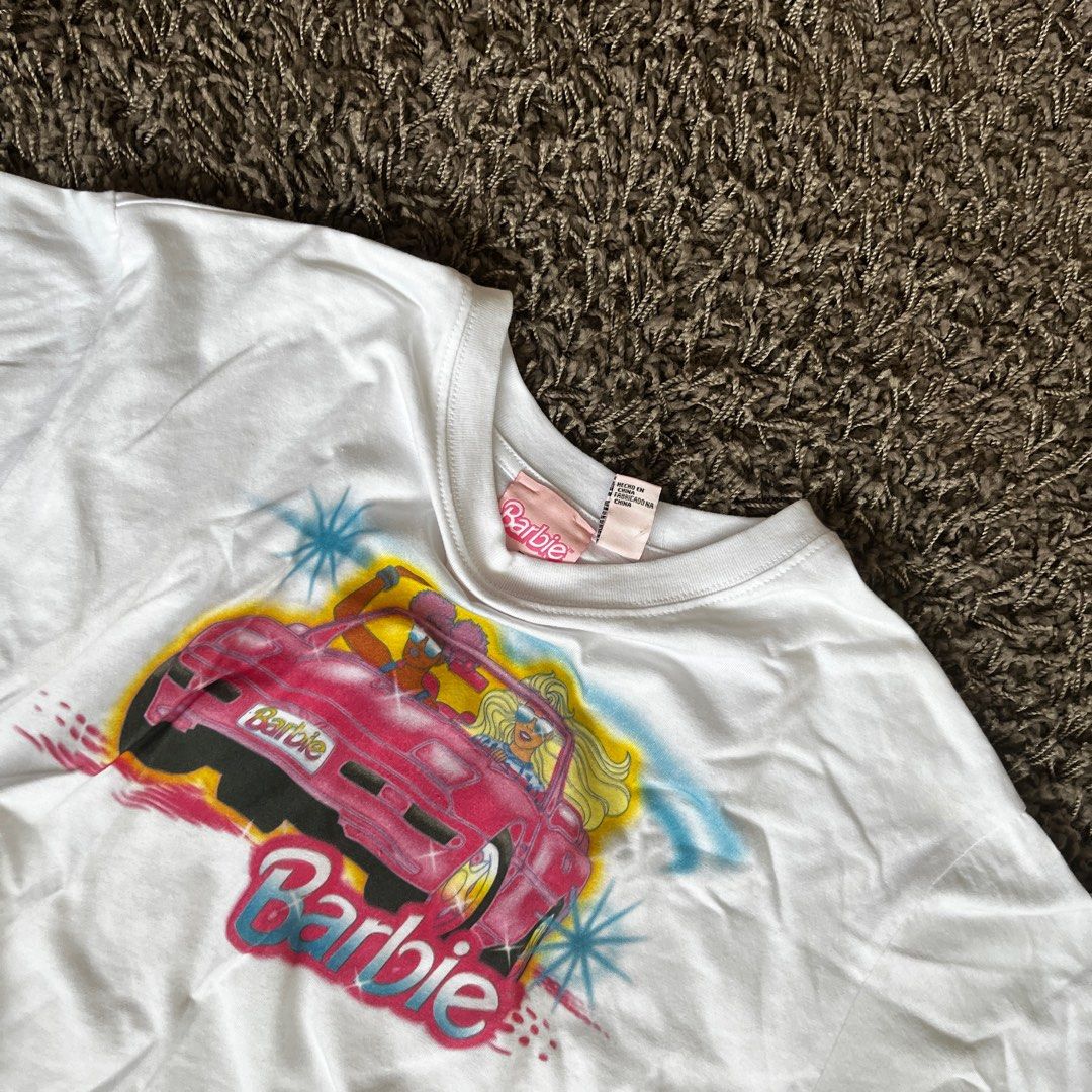 barbie tee, Women's Fashion, Tops, Shirts on Carousell