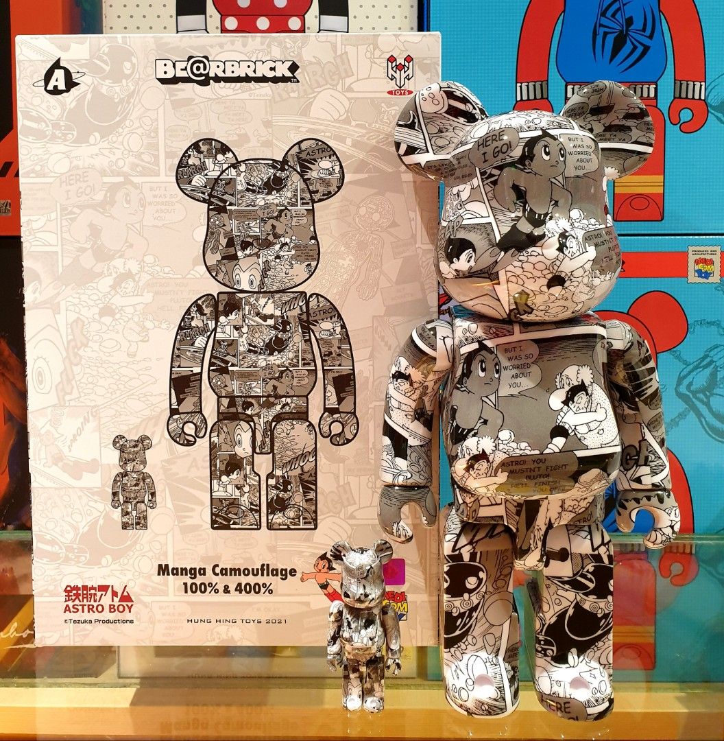Bearbricks 400%&100%, Hobbies & Toys, Toys & Games on Carousell