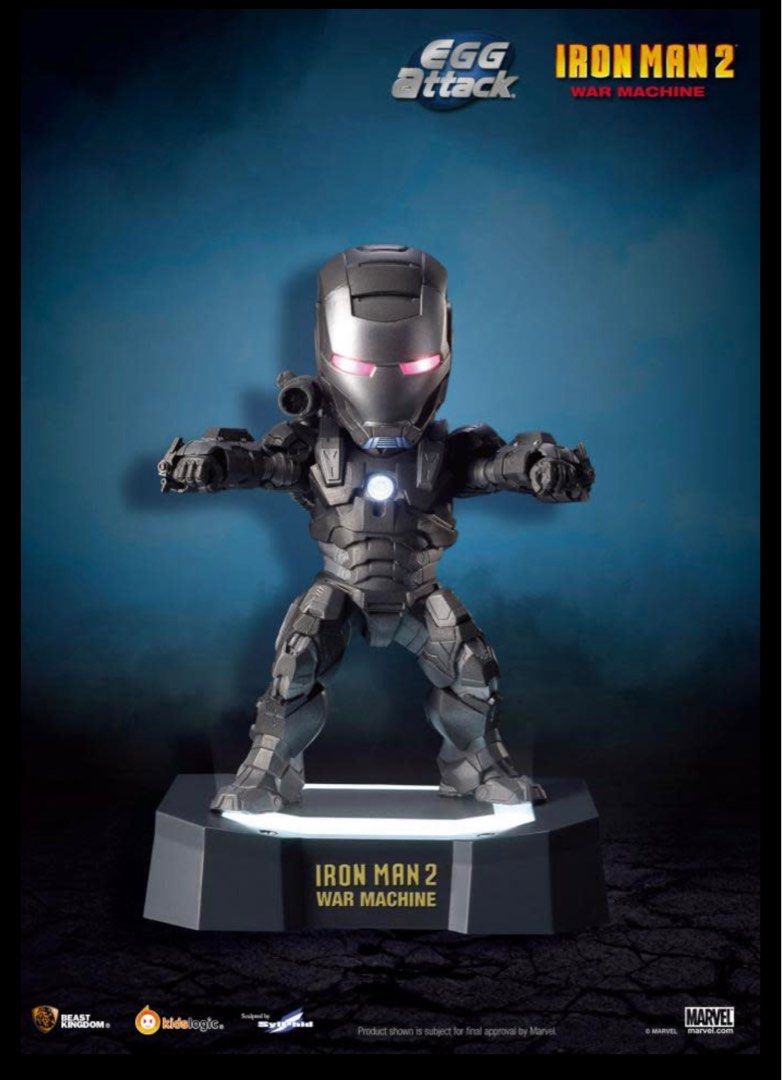 Beast Kingdom Egg Attack War Machine and Iron man Mark 43, Hobbies ...
