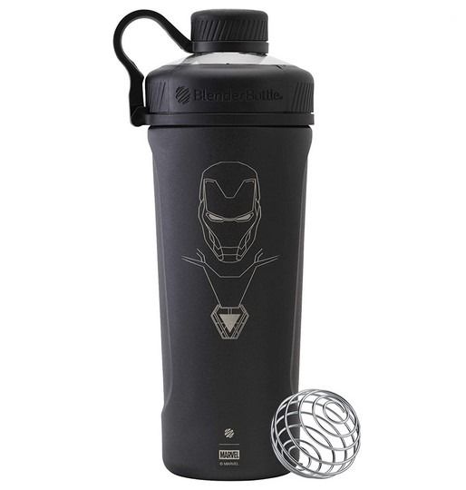 BlenderBottle Marvel Radian Shaker Cup Insulated Stainless Steel Water ...