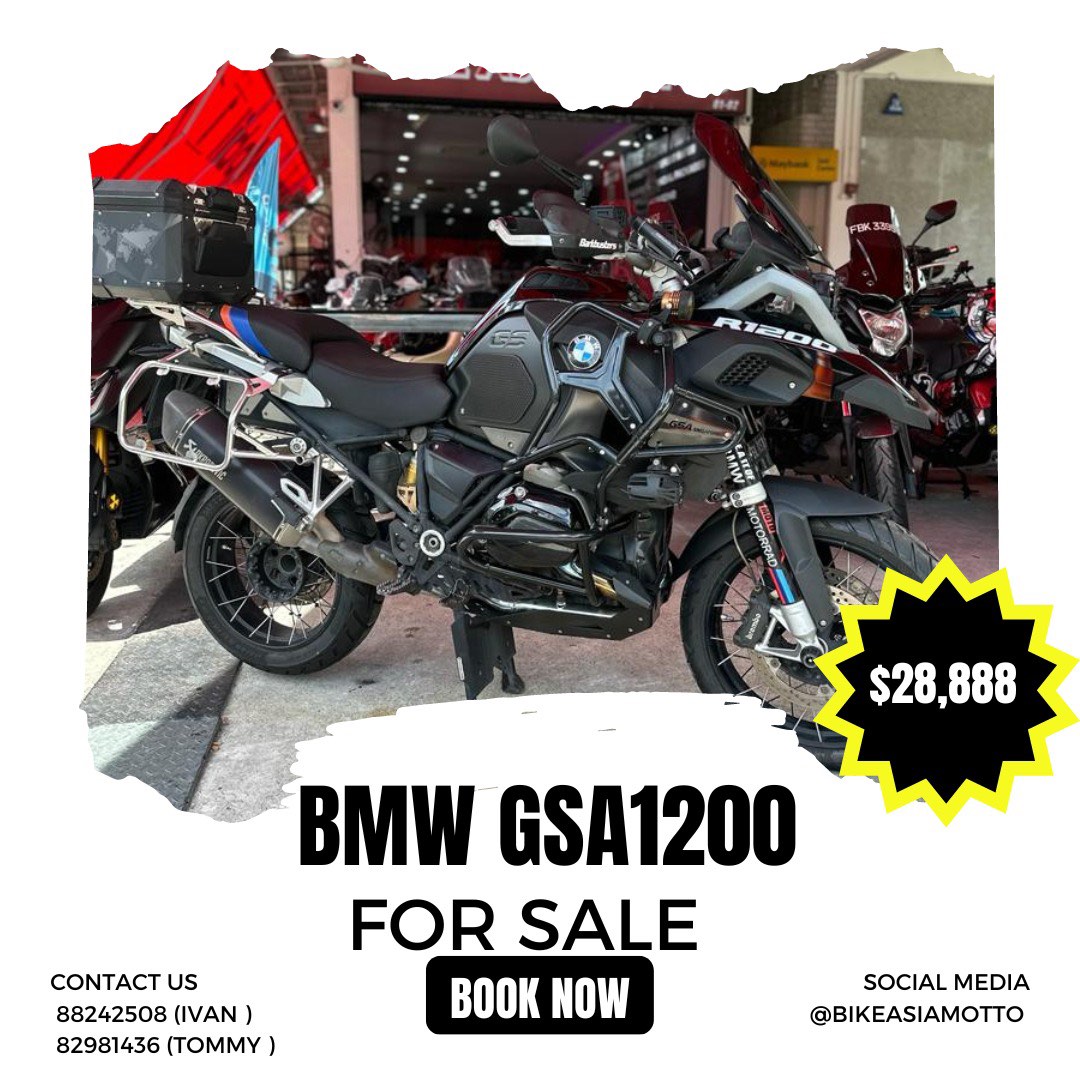 Bmw GSA1200, Motorcycles, Motorcycles for Sale, Class 2 on Carousell