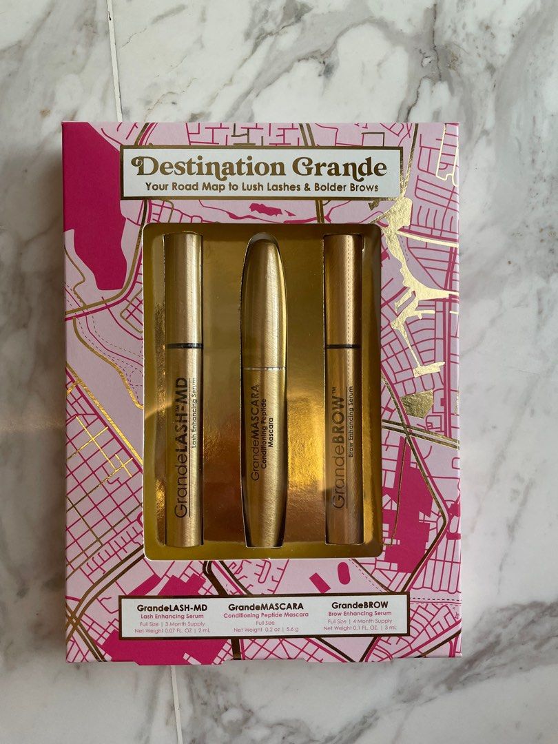BNIB Grande Set GrandeLash GrandeBrow Lash & Brow Serum, Beauty ...