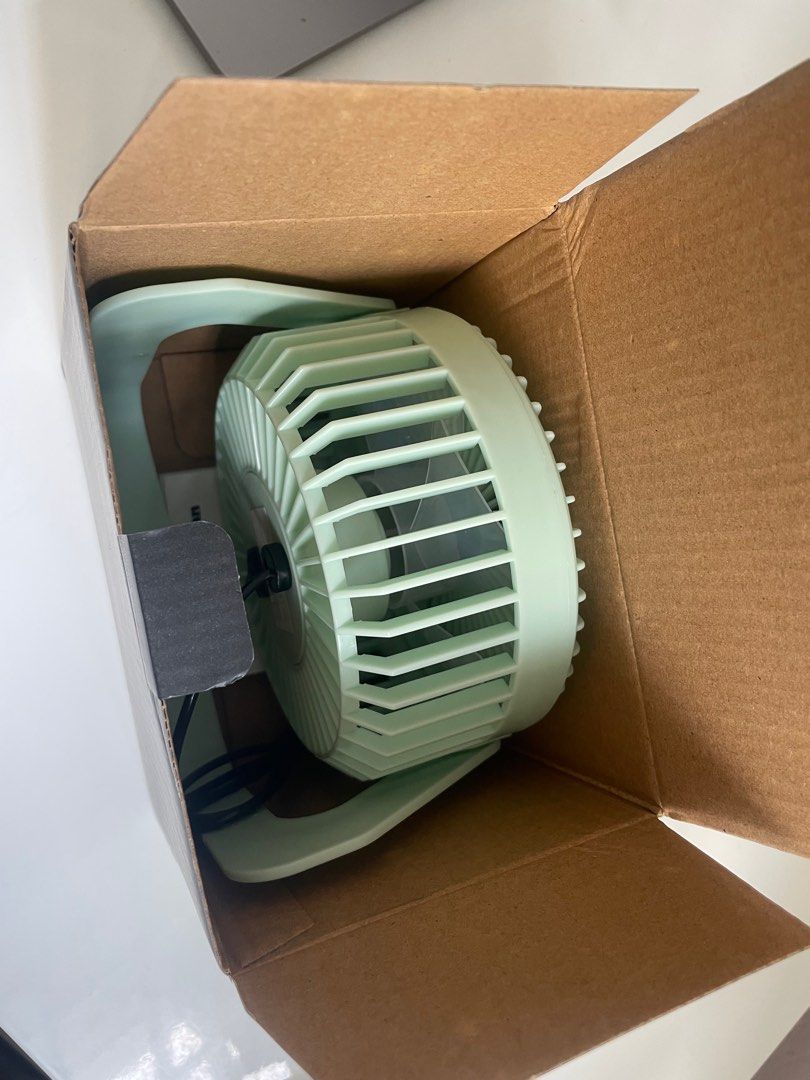 BNIB Typo Portable Fan, Furniture & Home Living, Lighting & Fans, Fans ...