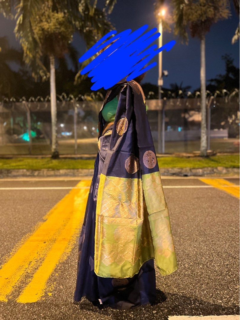 Borderless saree, Women's Fashion, Dresses & Sets, Traditional & Ethnic ...