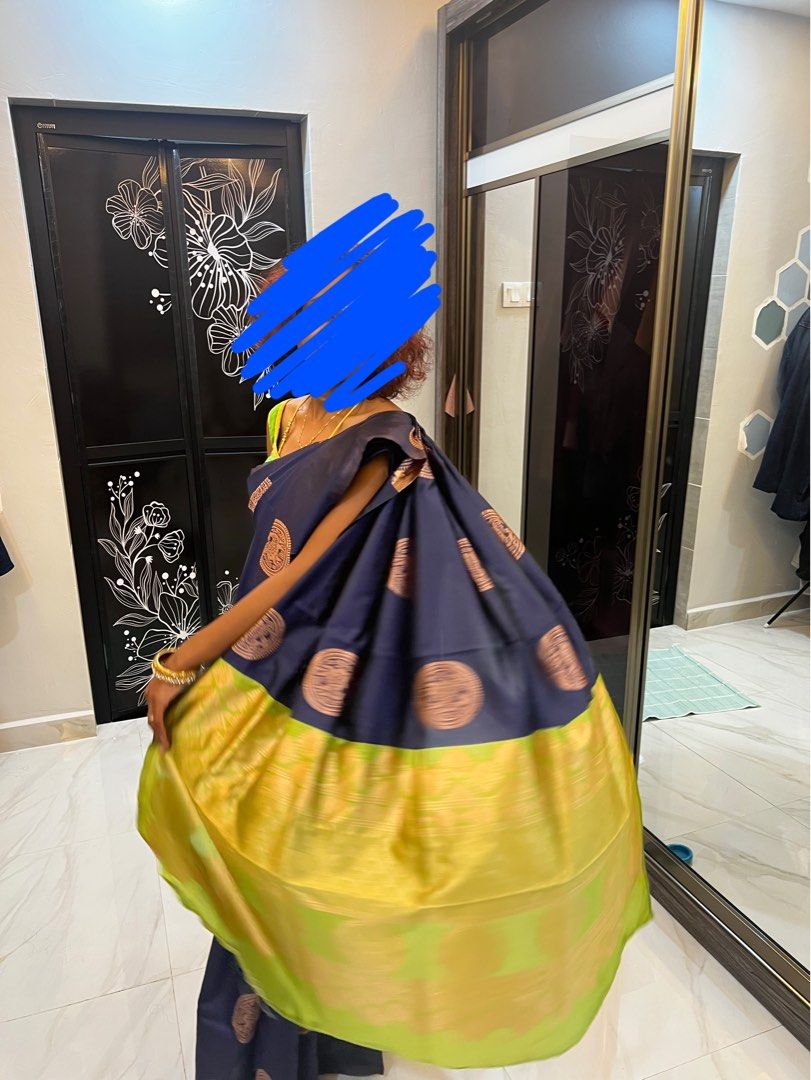 Borderless saree, Women's Fashion, Dresses & Sets, Traditional & Ethnic ...