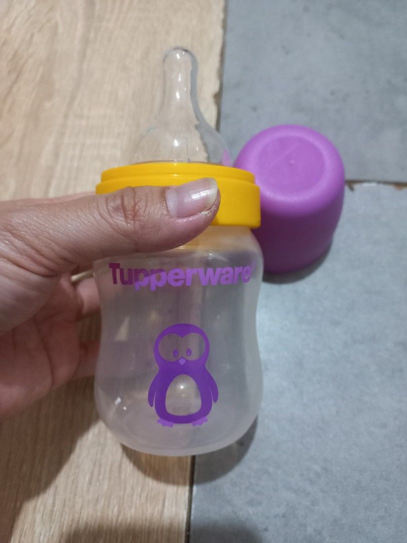 Botol susu 150 ml tupperware ungu, Bayi & Anak, Perawatan & Makanan ...