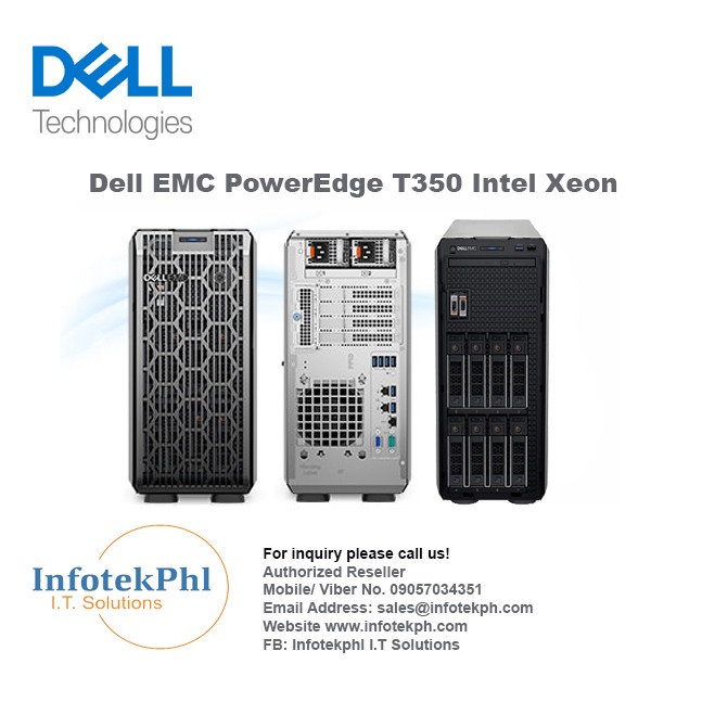 Brand New - Dell EMC PowerEdge T350 Intel Xeon E-2334 3.4GHz/8GB ...